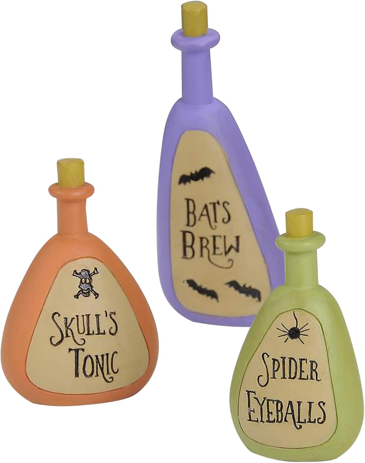 Scary Potions Spooky 4 x 2 Resin Stone Halloween Collectible Figurines ...