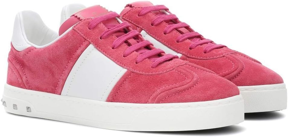 Amazon.com | Valentino Garavani Fly Crew Suede Low-Top Sneakers 36.5 ...