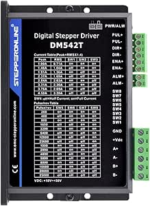 STEPPERONLINE Stepper Motor Driver/Stepper Motor Driver DM542T 1.0-4.2A ...