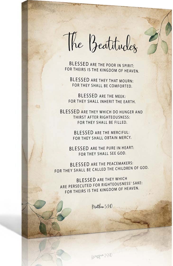 The Beatitudes Catholic Be Blessed: The Beatitudes And A Flourishing
