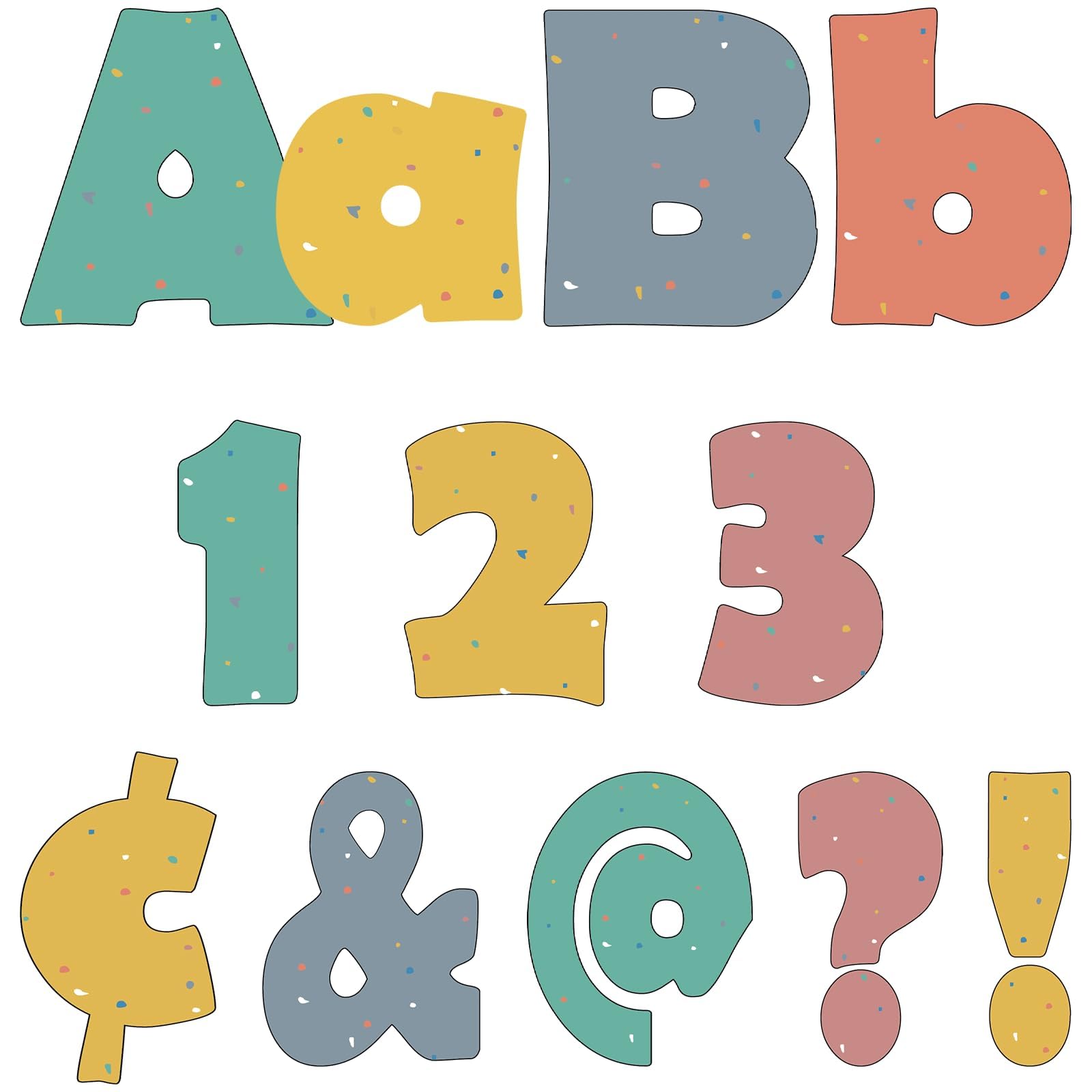 Snapklik.com : 260pcs Bulletin Board Letters For Classroom 4” Letters ...