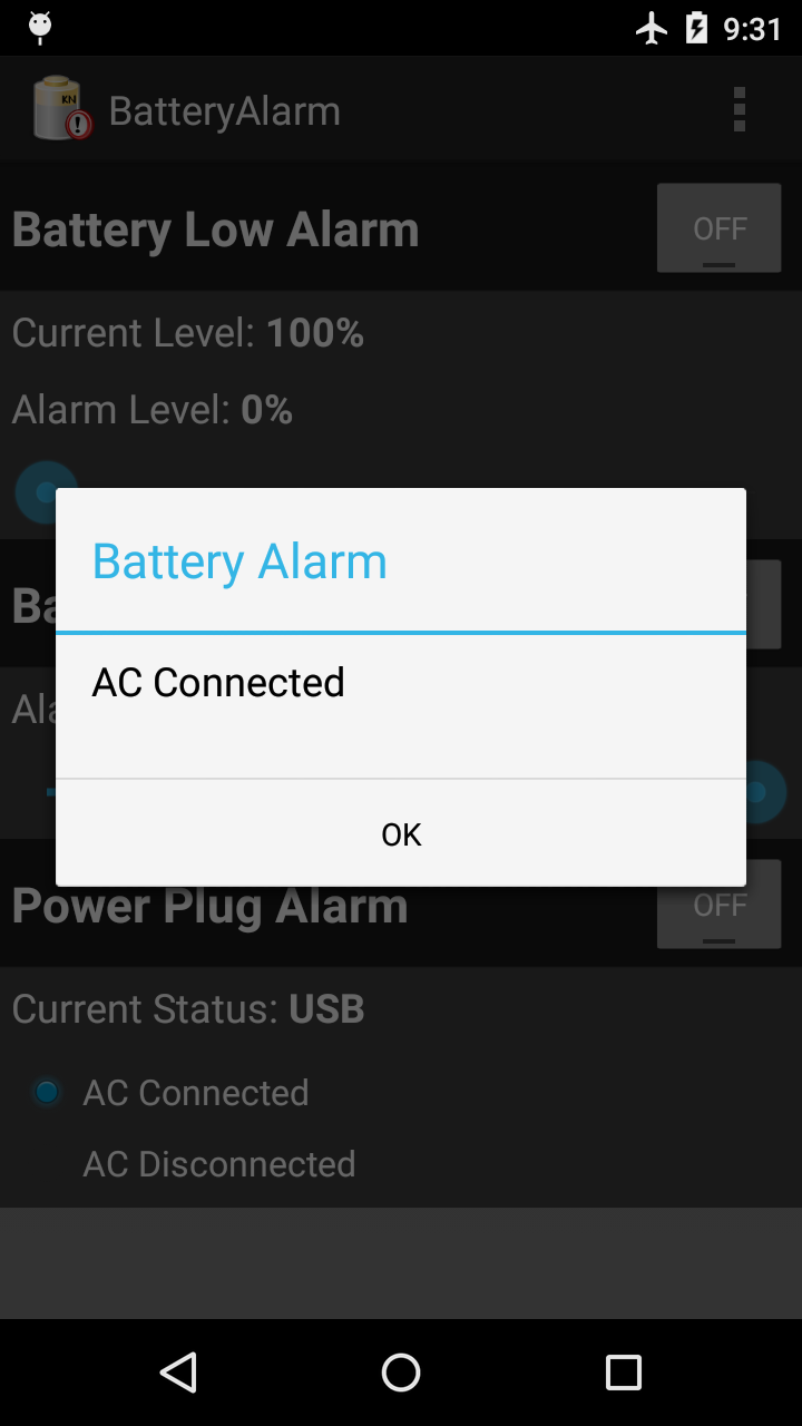 Battery Alarm - App on Amazon Appstore