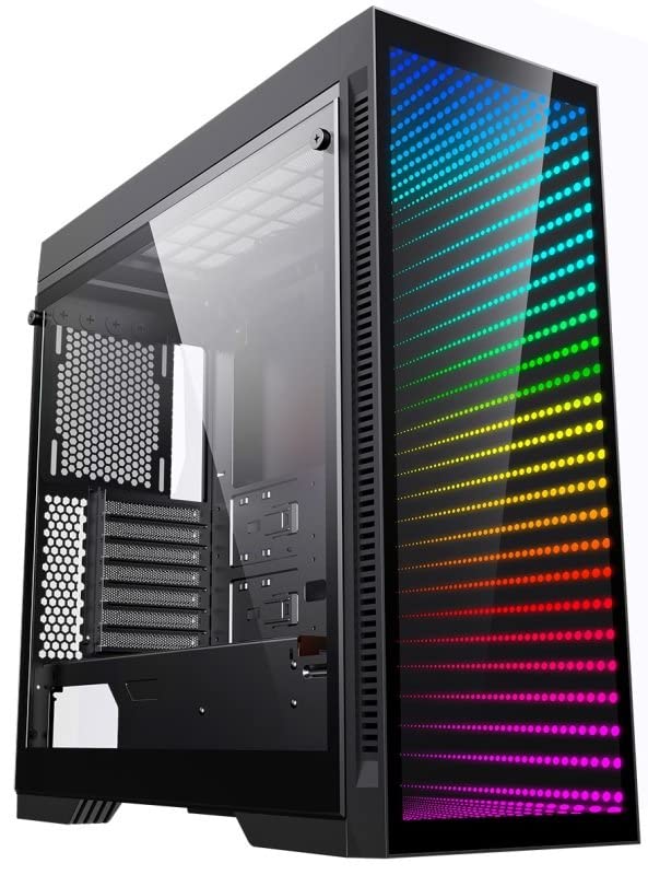 Buy Neutron Lab st ARGB0 Case body in BLACK face paneL Tempered Glass ...