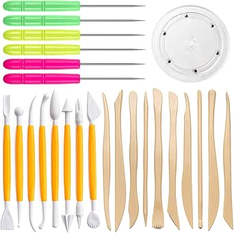 Amazon.co.jp: 25pcs Basic Fondant Tool Kit Cake Carving Carving ...
