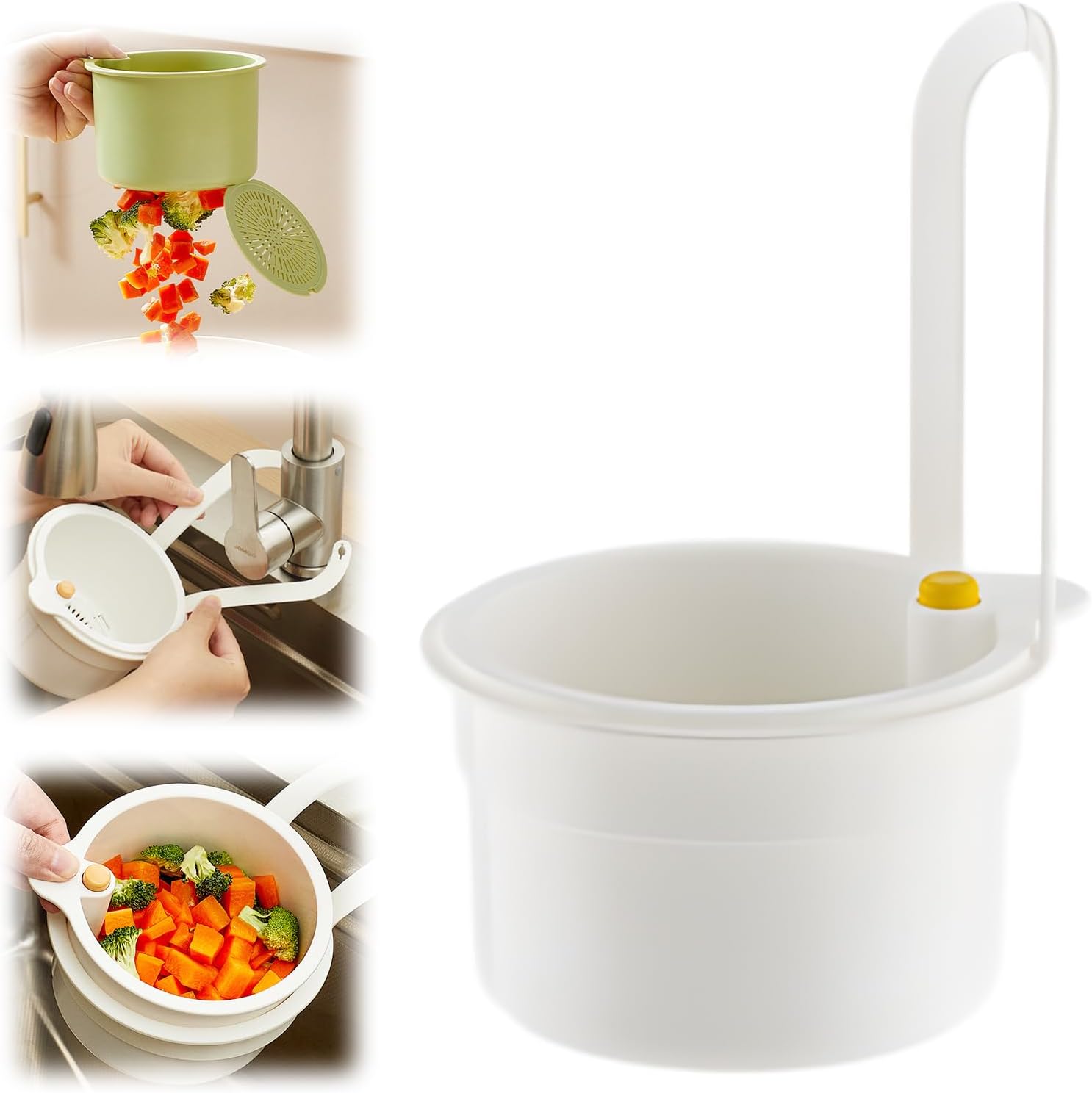 Amazon.com: 2025 Self-Cleaning Kitchen Sink Strainer Basket – Faucet ...