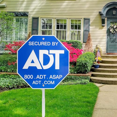 Snapklik.com : ADT Security Sign -& 8 Pcs ADT Window Stickers Heavy ...