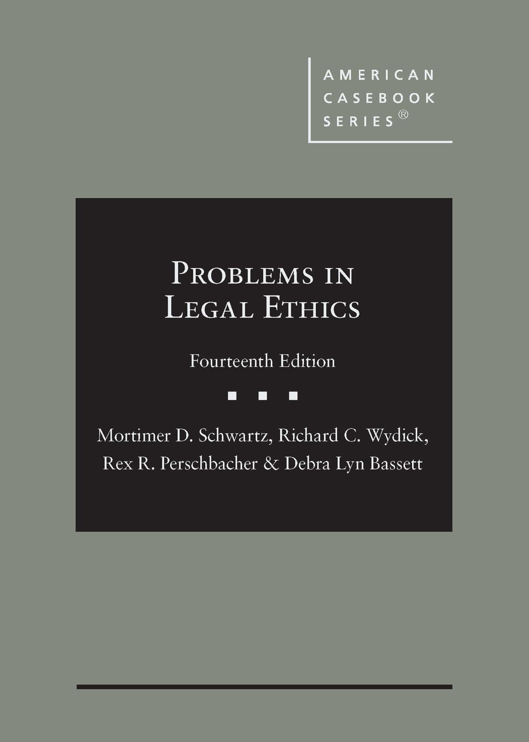 Amazon.com: Problems in Legal Ethics (American Casebook Series ...