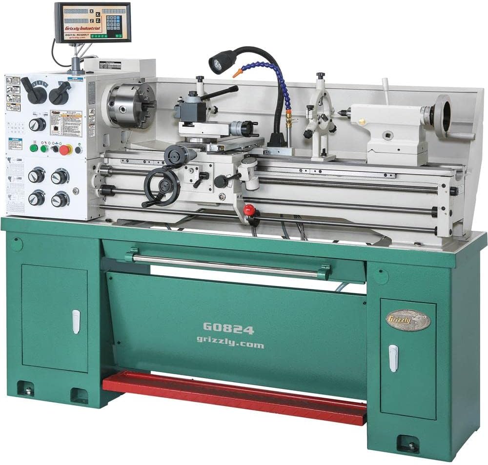 Amazon.com: Grizzly Industrial G0824-14" x 40" 2-1/2 HP Gunsmith Lathe ...