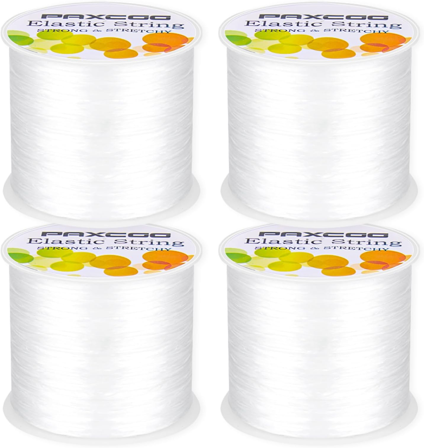 Amazon.com: LUTER 1mm Clear Bead Cord Crystal Elastic Stretchy Bracelet ...