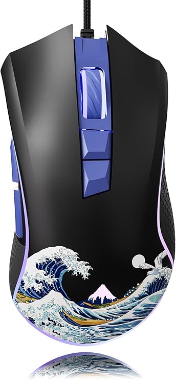 Amazon.com: XVX Wired Gaming Mouse, 12000 DPI RGB Mouse with 12 Backlit ...