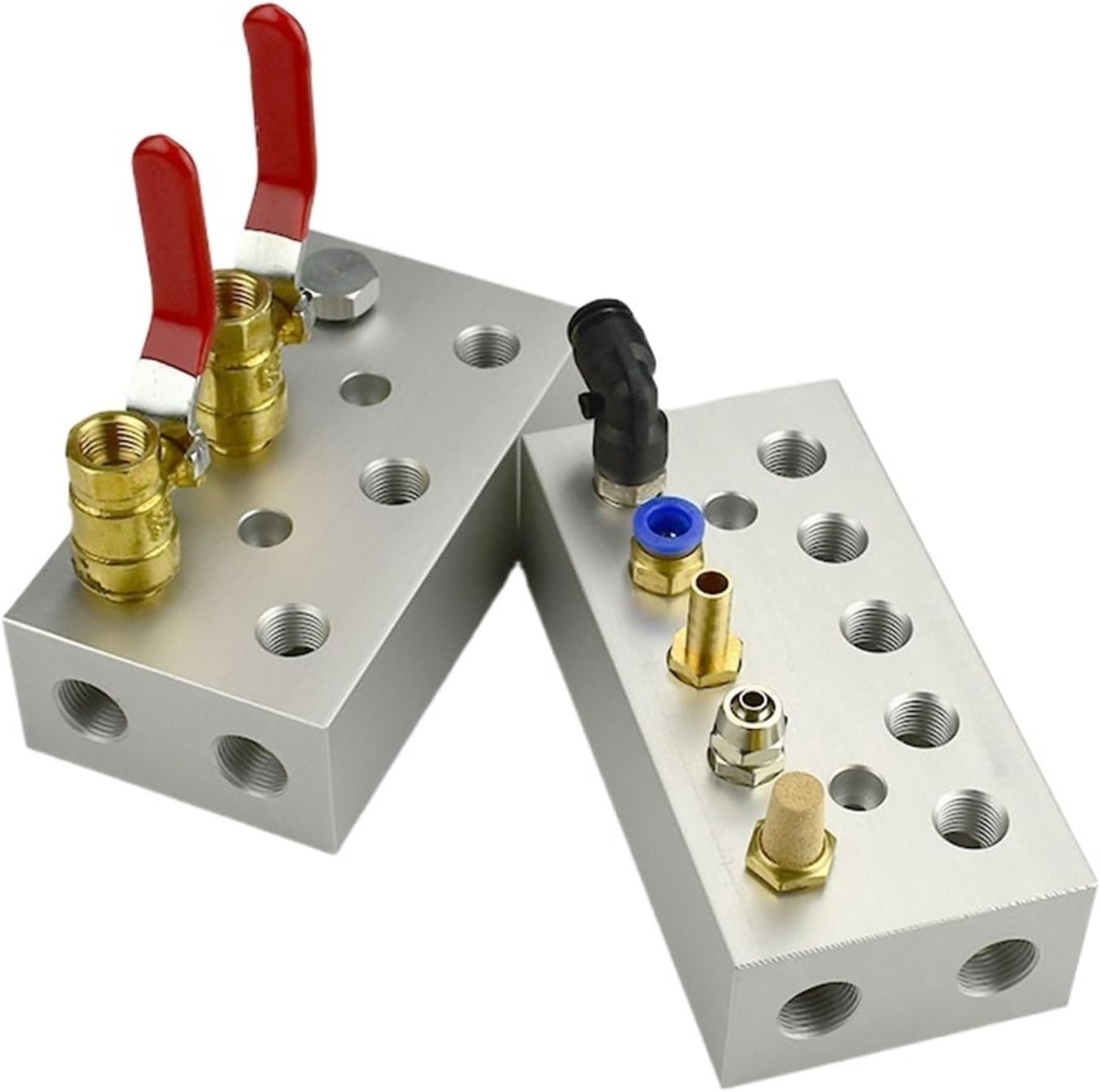 Amazon.com: 70x38 Double Row G3/8 to G1/4 Airflow Block shunt Drainage ...