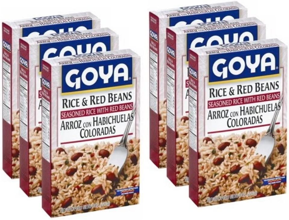 Amazon.com : Goya Yellow Rice Mix Box 8 oz. (3-Pack) : White Rice ...