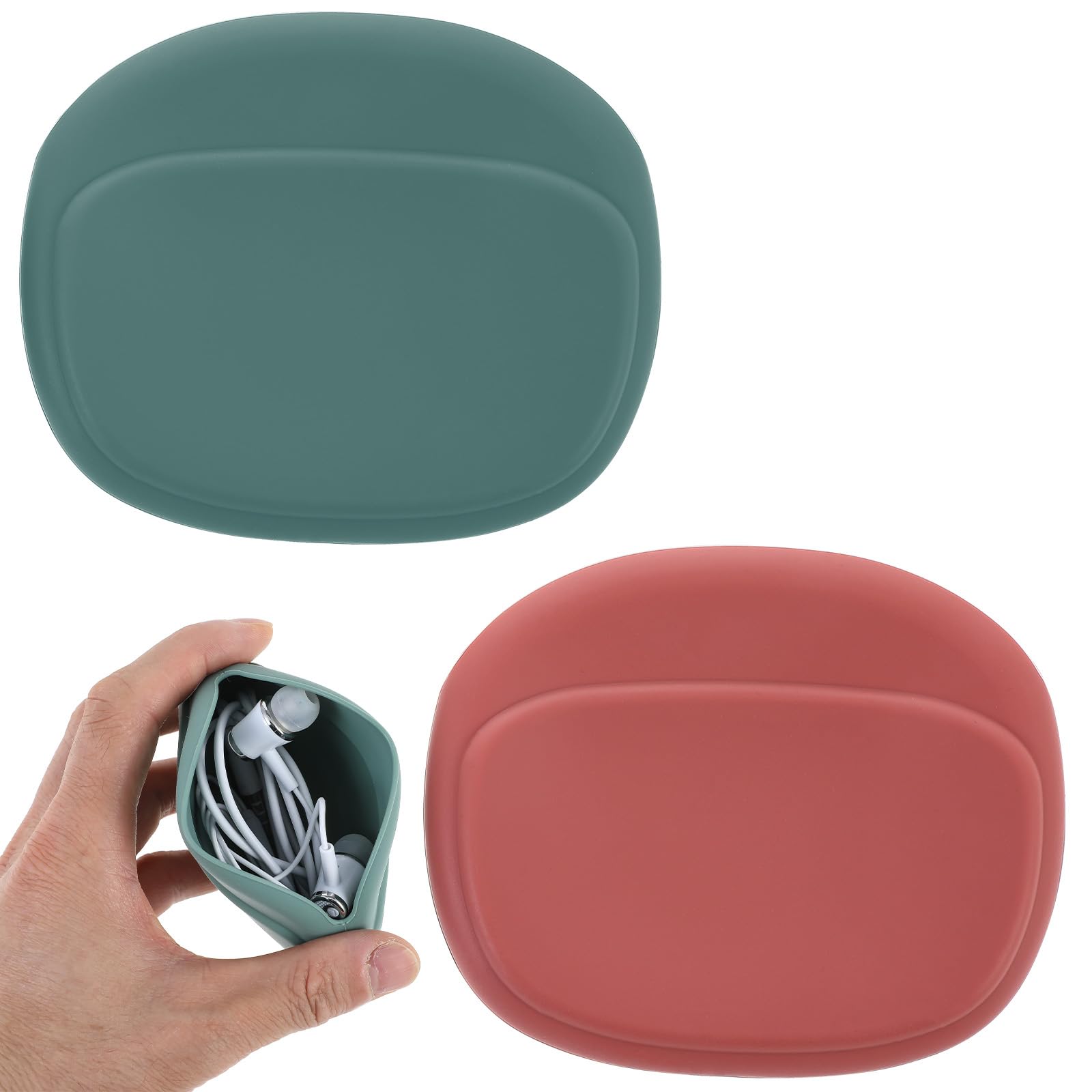 Amazon.com: Thinp 2 Pcs Silicone Headphone Organizer Data Cable Storage ...