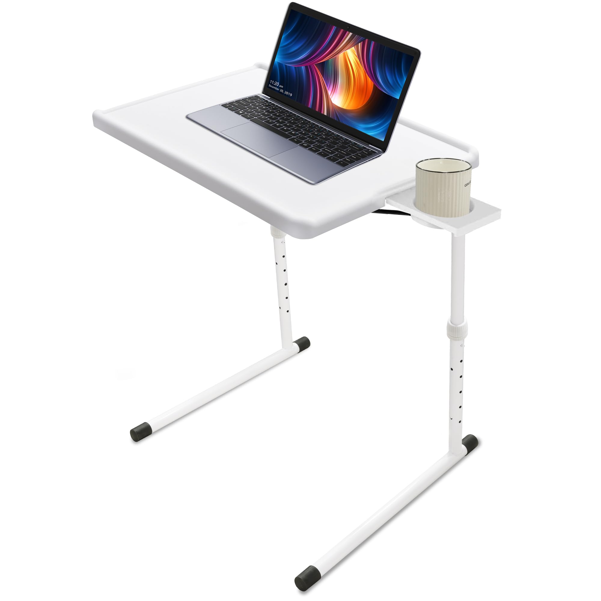 Amazon.com: Bblife TV Tray Adjustable Table Easy Fold Portable Dining ...