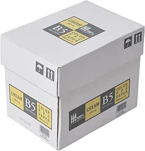 Amazon.co.jp: APP Color Copy Paper B5 Cream (Yellow) Paper Thickness 0. ...
