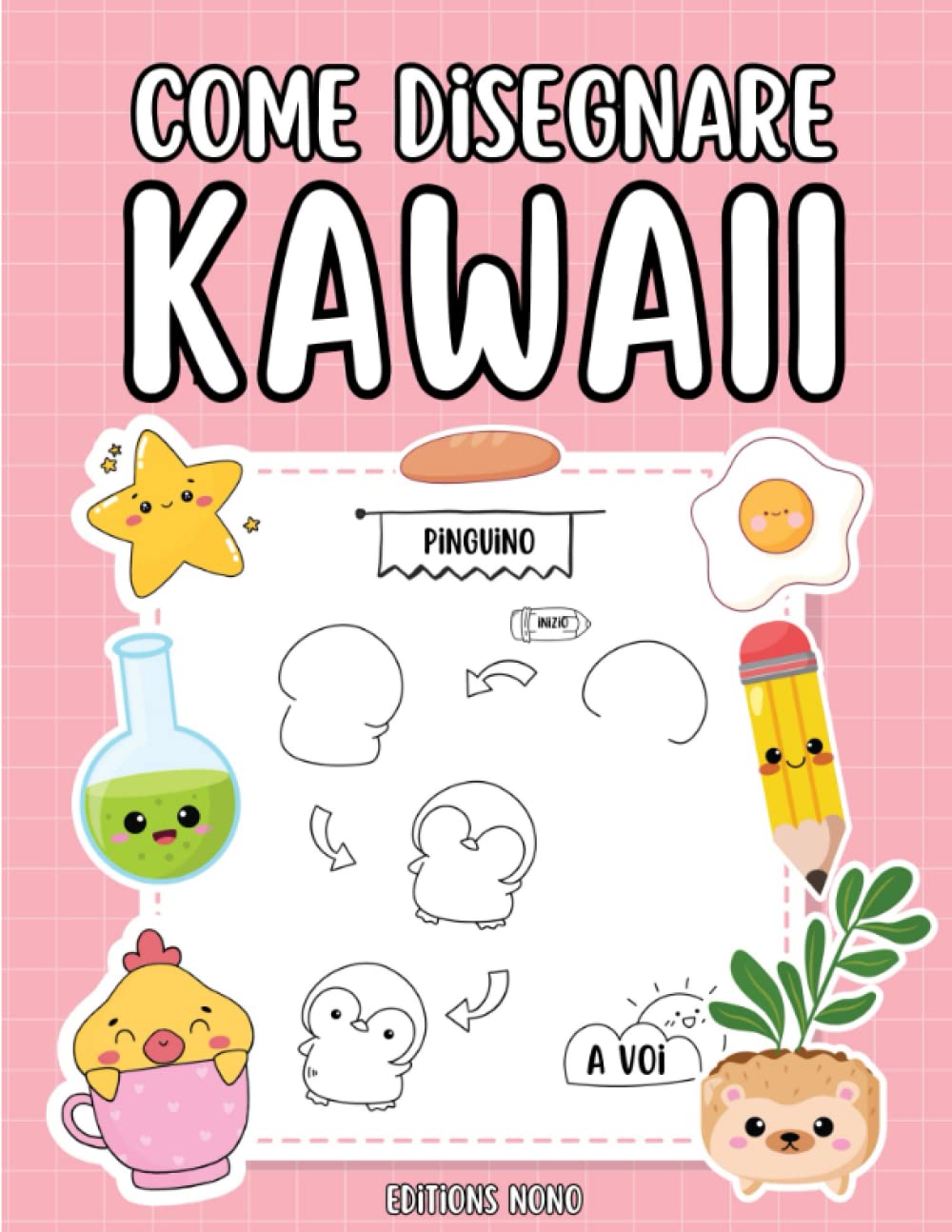 Disegni Carini E Facili Per Principianti 30 Pagina Da Colorare Kawaii