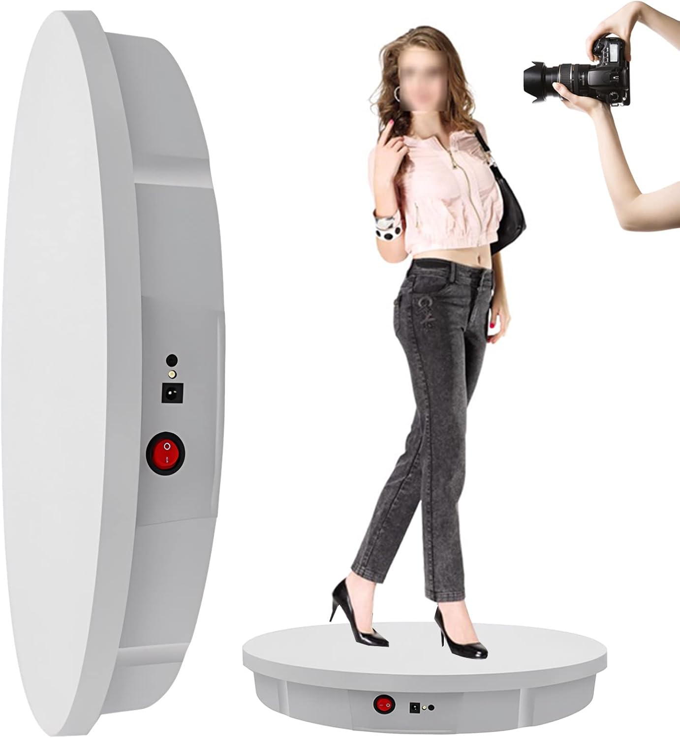 Amazon.com: GIZMIT Motorized Rotating Display Stand for Photography ...