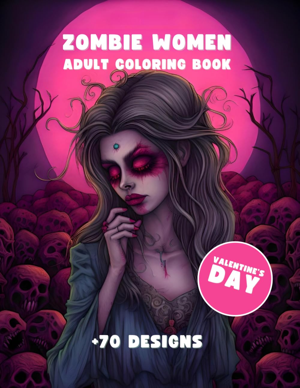 Amazon.com: Zombie Women Coloring Book For Adults: Horror meets ...