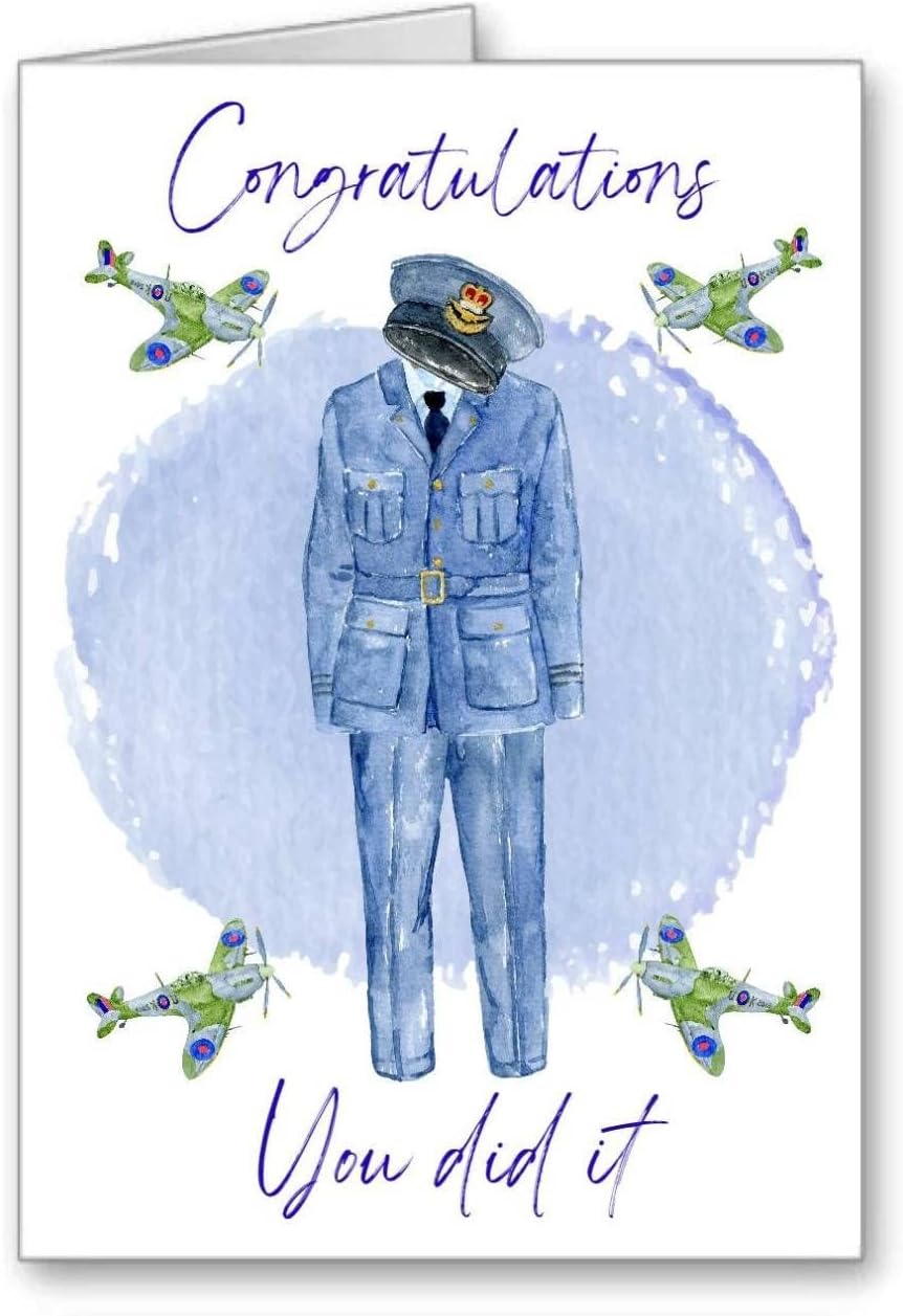 Raf Royal Air Force Card Congratulations you did it passing out,new job ...