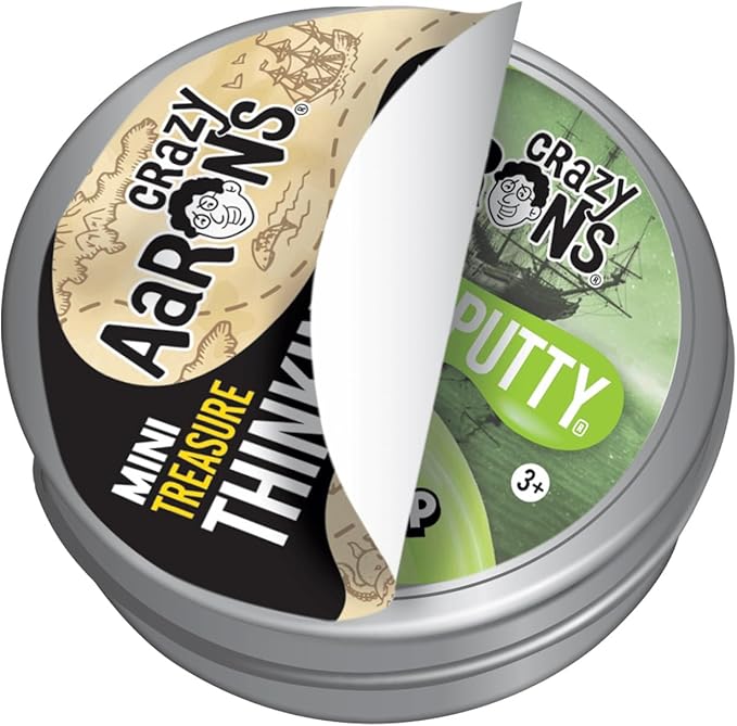 Amazon.com: Crazy Aarons, Thinking Putty Treasure Surprise 2' Tin, 0.47 ...