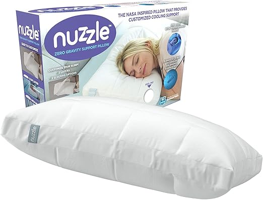 Amazon.com: Nuzzle AS-SEEN-ON-TV Bed Pillow for Sleeping - Ultra Cool ...