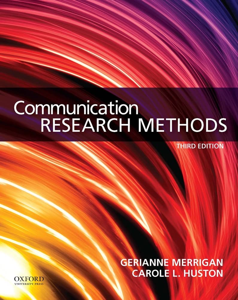 Communication Research Methods: 9780199338351: Communication Books ...