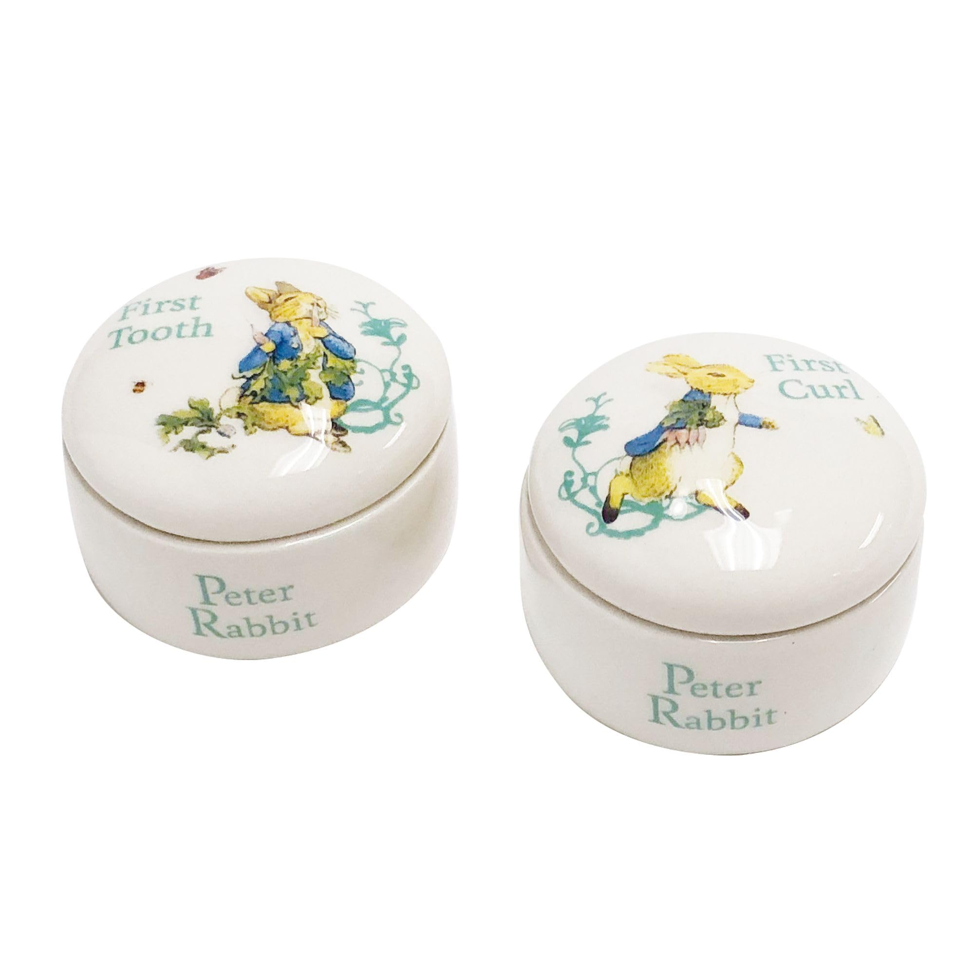 Snapklik.com : Enesco Beatrix Potter Peter Rabbit Tooth And Curl Boxes ...