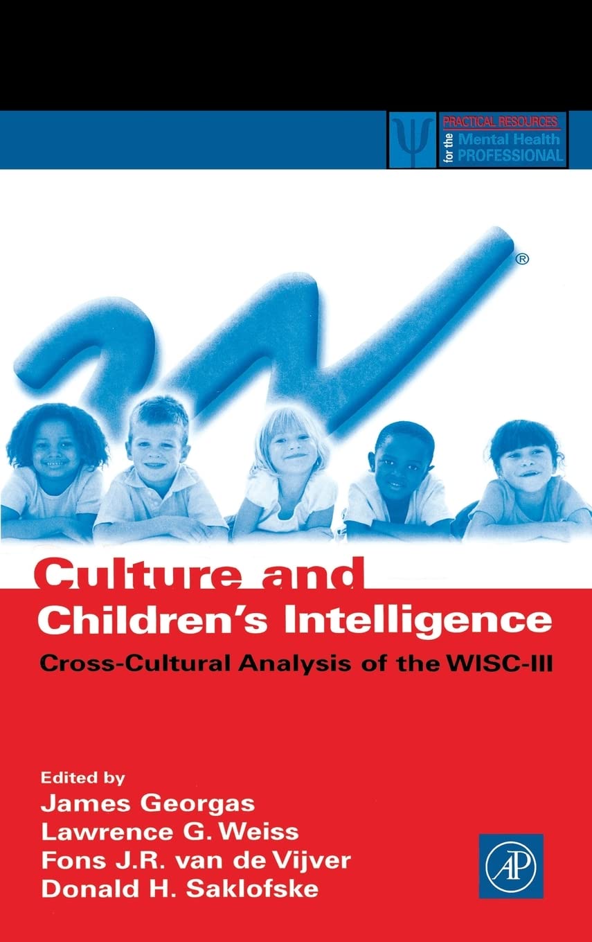 Culture and Children's Intelligence: Cross-Cultural Analysis of the ...