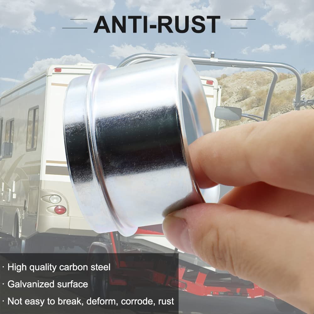 Snapklik.com : SUNCARACCL 2.75 Inch Trailer Hub Bearing Dust Caps, 4PCS ...