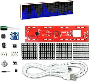 Music Spectrum Kit,DIY Electronics Soldering Project USB18 Display ...
