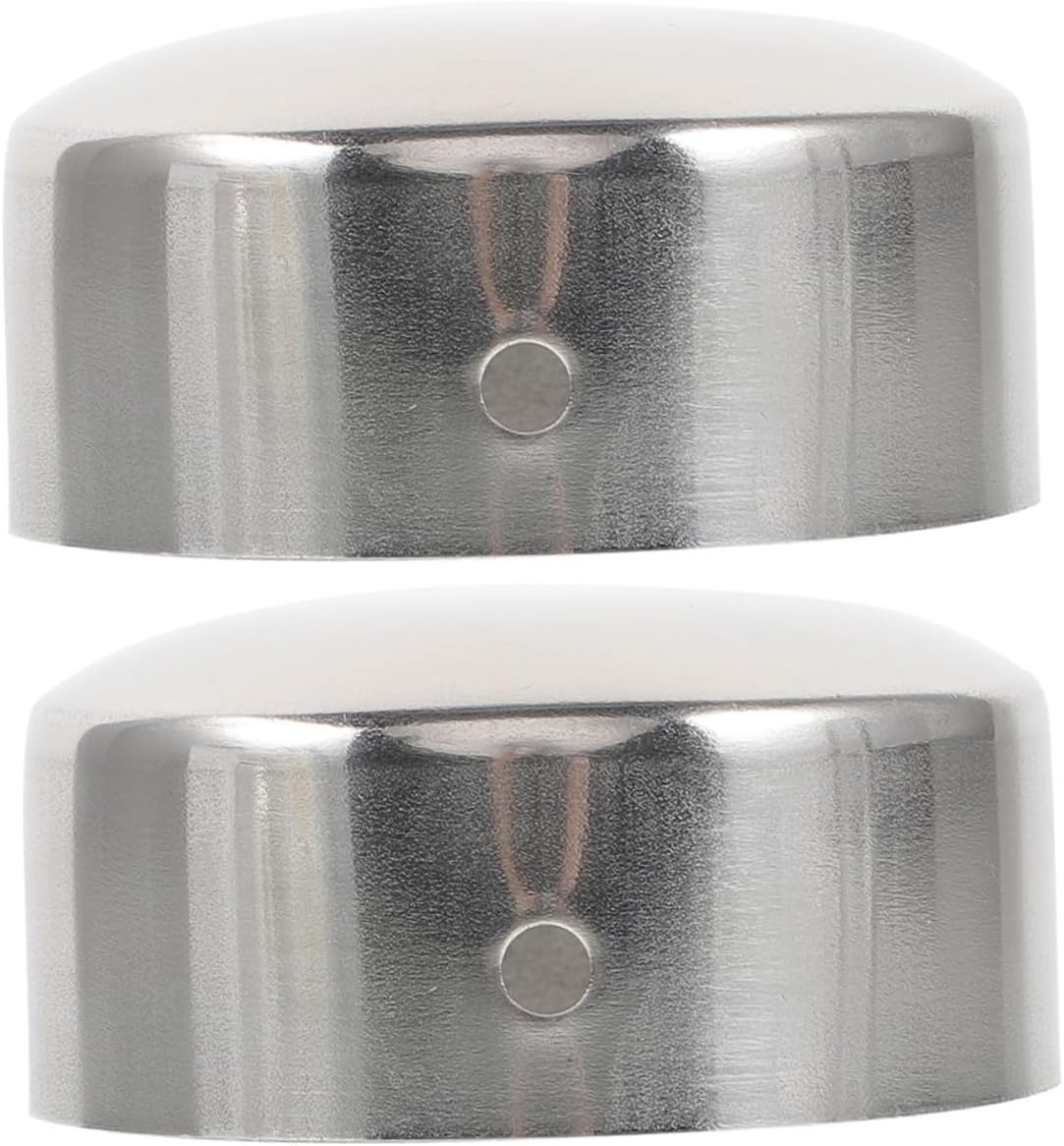 KITANDOVE 2pcs Accessories Handrail End Cap Bannister Tube Wall Wooden ...