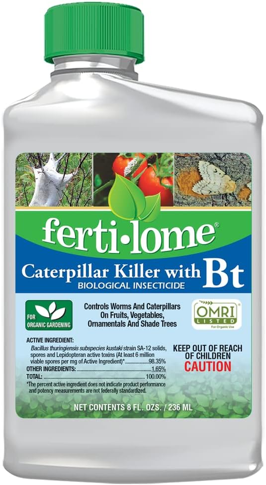 Amazon.com: Fertilome (16011) Caterpillar Killer with Bt Biological ...