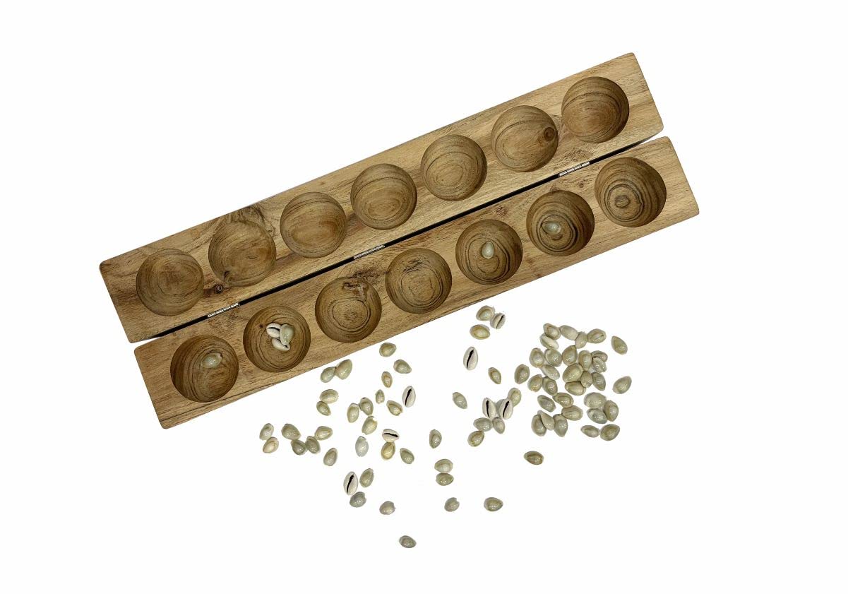 Buy Weebee Gifts Hand Made Pallankuzhi/Ali guli Mane/vamana guntlu ...