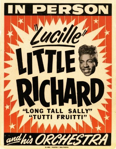 1950's Little Richard Concert Poster A3 reprint: Amazon.co.uk: Action ...
