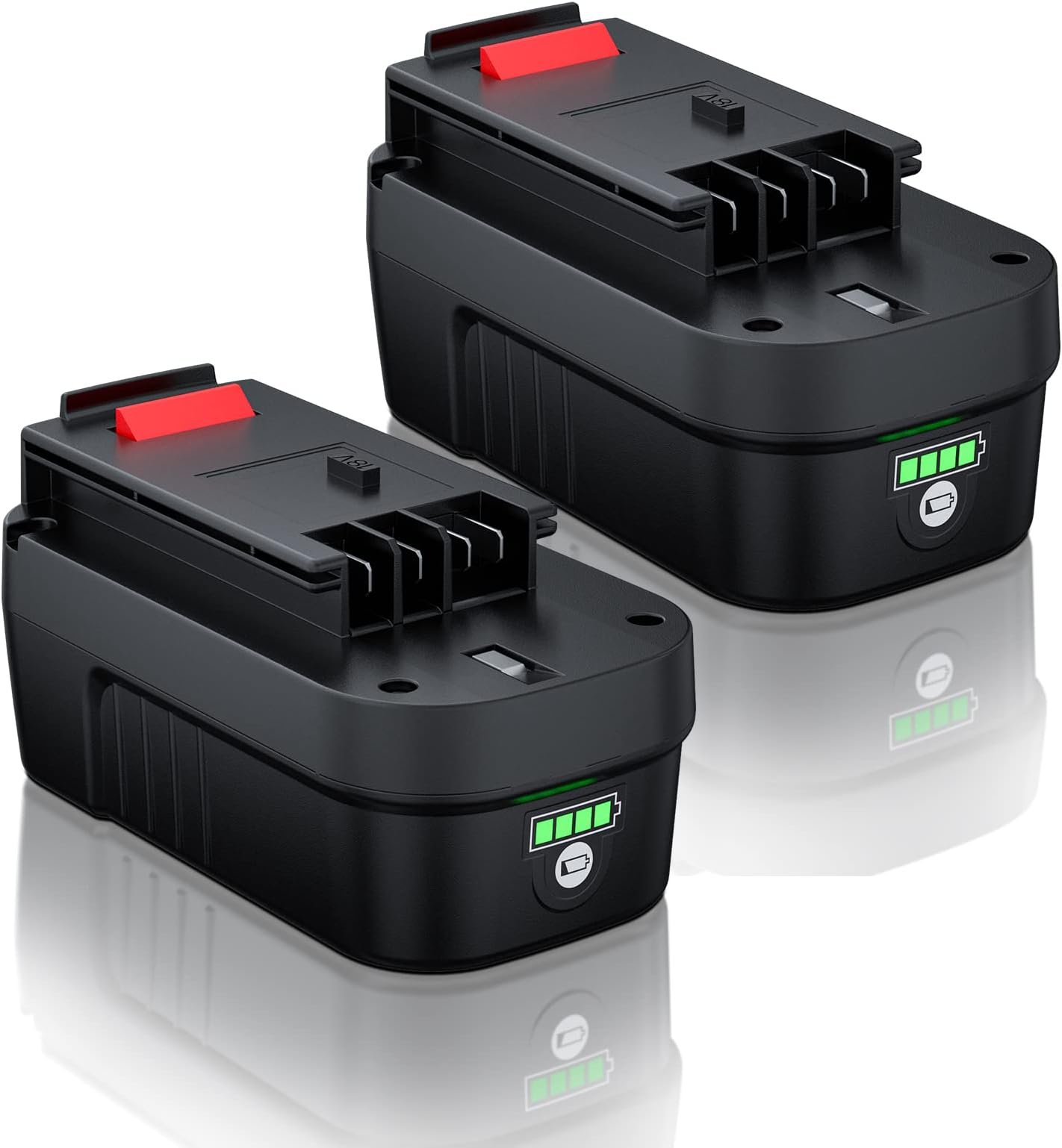 Amazon.com : BLACK+DECKER 18 Volt Battery NiCd 2-Pack (HPB18-OPE2 ...