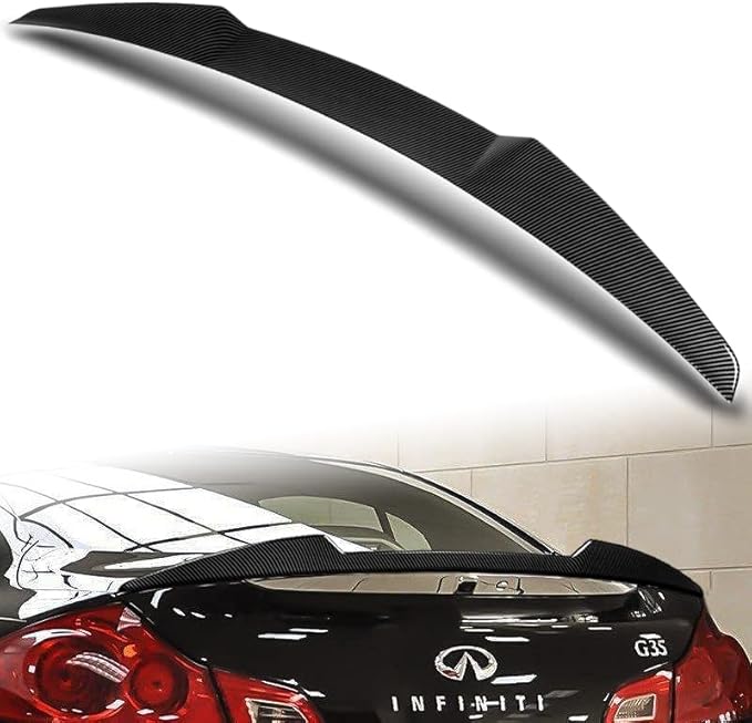 Amazon.com: EPARTS ABS V-Style Rear Spoiler Wing Trunk Spoiler ...