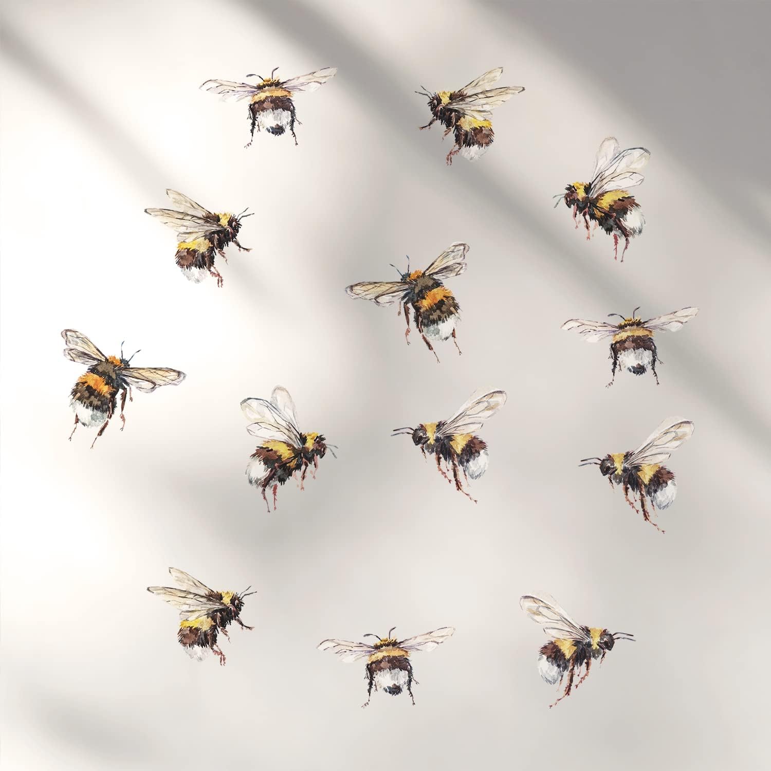 Hodge Creations Bumble Bees Pack of 10 Vinyl Decal Sticker Car Wall ...