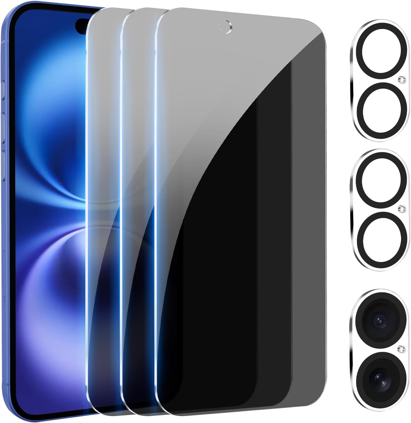 Amazon.com: Ailun Privacy Screen Protector for iPhone 16 Plus/iPhone 15 ...