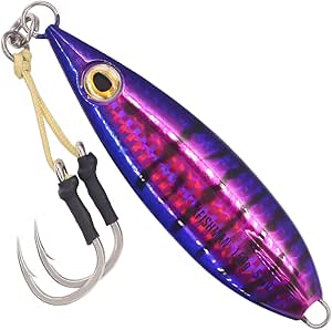 Slow-Pitch-Jigs-Saltwater-Jigging-Lures-Butterfly-Jigs Lead Iron Knife Jig for Tuna Mackerel ...
