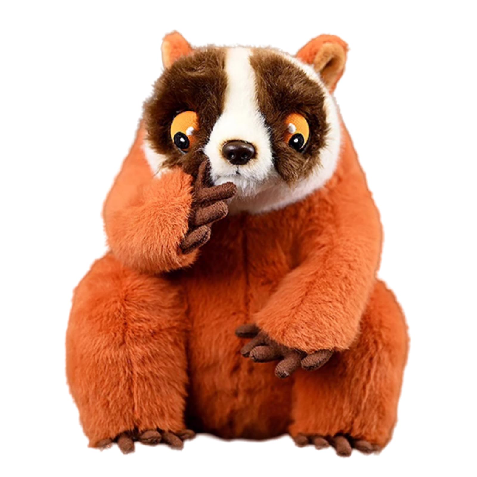 Amazon.com: FRANKIEZHOU Realistic Slow Loris Stuffed Animal-Orange 8 ...