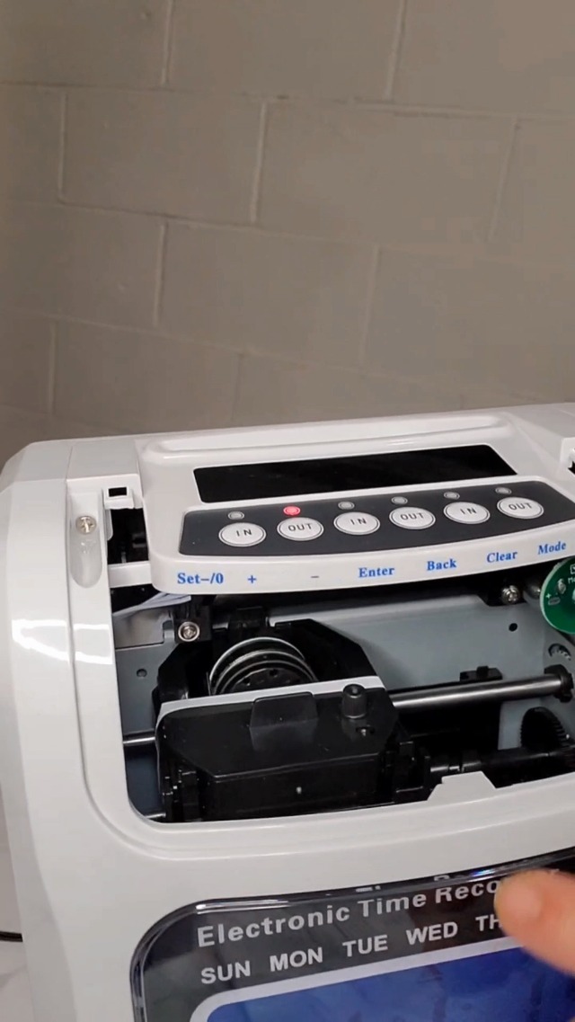 Watch Electronic Time Clock & Recorder for Small Business on Amazon Live