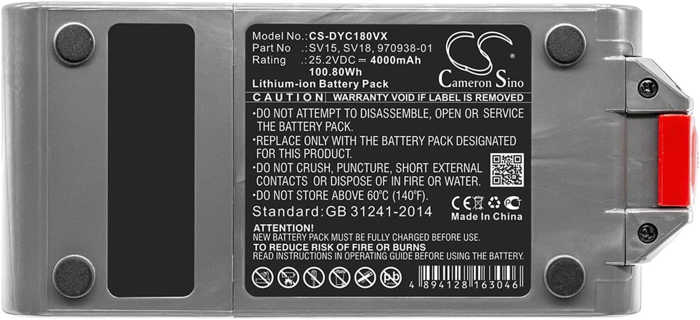 Cameron Sino Battery for V11 2020, V11 Absolute Extra, V11 Absolute+ ...