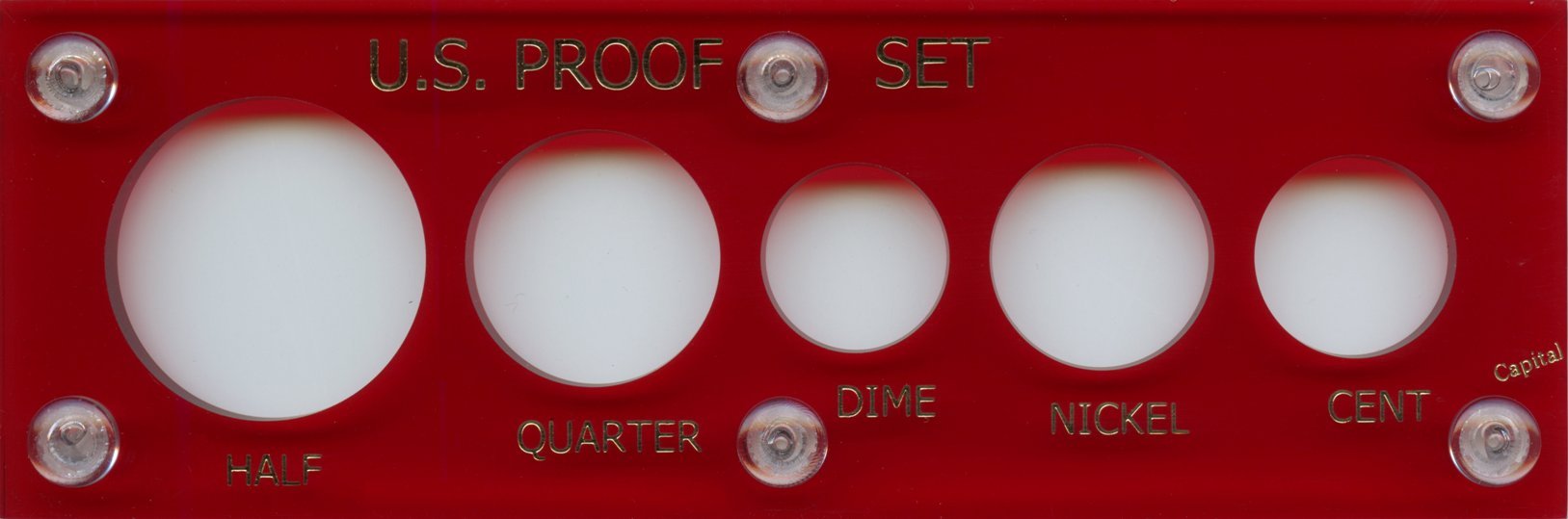 Amazon.com: Capital Plastic 2" x 6" Acrylic panel screw together holder ...