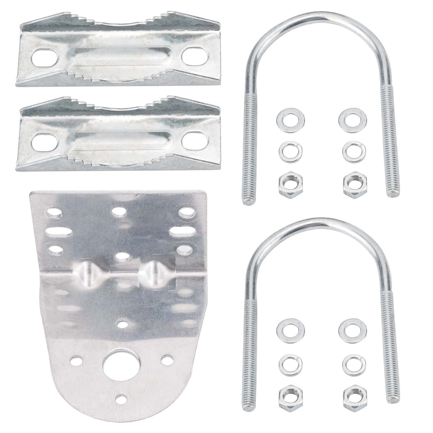 Snapklik.com : PHLKJL Double U-Bolts Antenna Mast Clamp For Ham UHF VHF ...