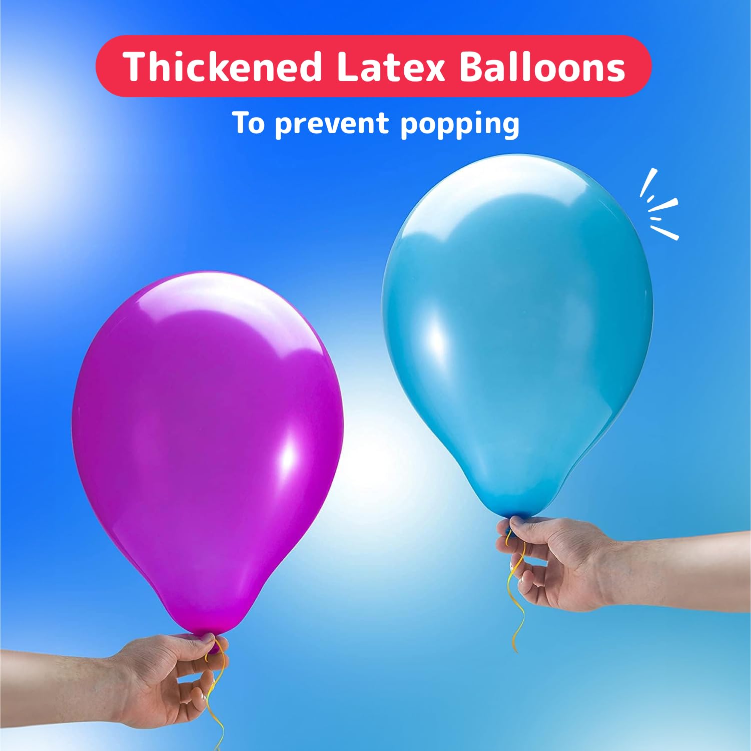 Snapklik.com : PREXTEX 12-Inch Latex Balloons 900 Pack - Assorted Multi ...