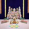 Cycle Om Shanthi 5-Step Golu Stand Foldable for Navratri | Doll Stand ...