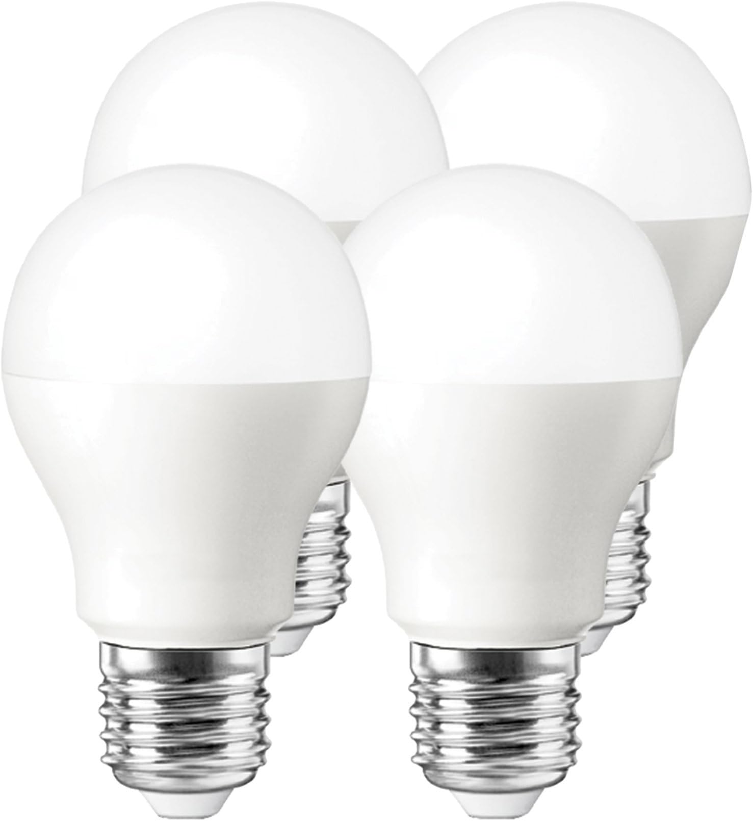 Decorative LED Light Bulbs, Frosted, 5-Watts, 500 Lumens, 4-Pk ...