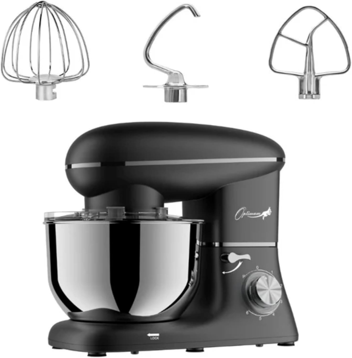 Optimum Bon Appetit Essential Stand Mixer | 1800W | 5.5L Stainless ...
