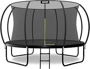 Amazon.com : LeJump Outdoor 8FT 10FT 12FT 14FT Trampoline, ASTM Approved Big Trampolines with ...