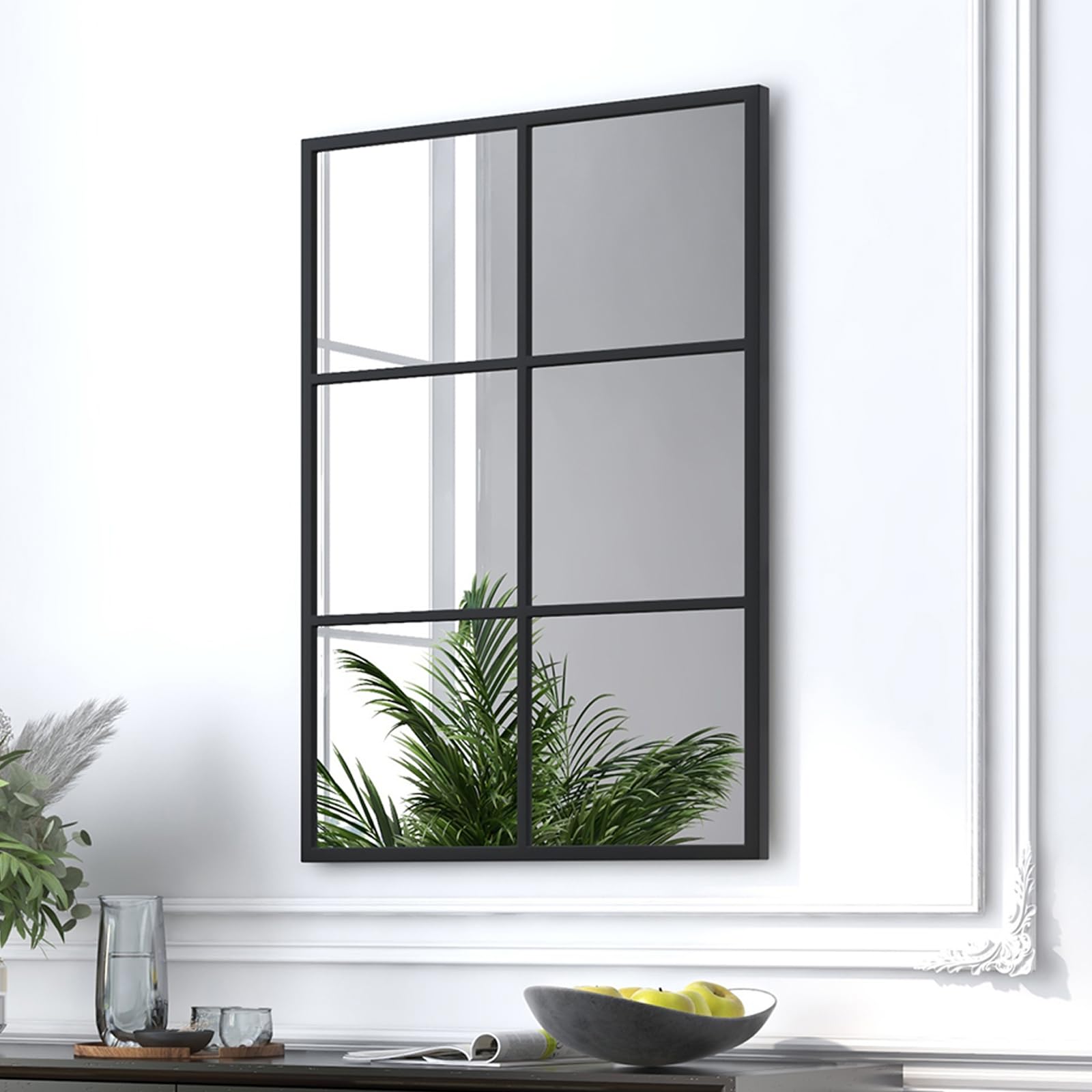 Amazon.com: Tangkula 28" x 40" Rectangle Window Mirror, 3-Layered ...